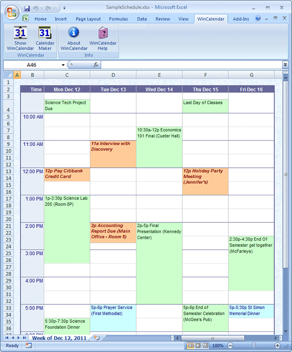 Convert Google Calendar To Excel And Word Format